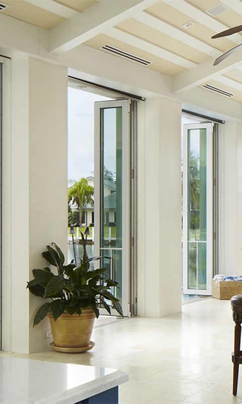 Folding Glass Walls (Bifold Doors) - Solar Innovations
