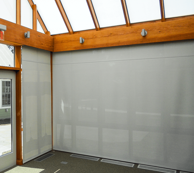 Vertical Roll Up Shades - Solar Innovations